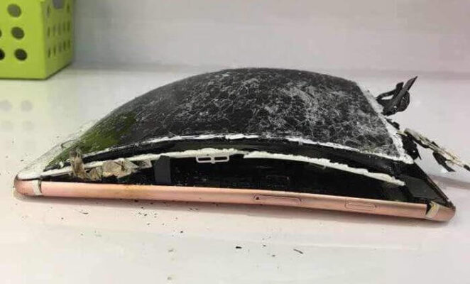 分析大陸雲南地區發生iPhone 7 Plus摔落後電池起火燃燒事件 - 瘋先生