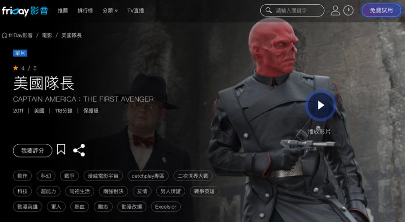friDay 影音「漫威電影0元免費線上看」復仇者聯盟、鋼鐵人、雷神、美國隊長 - 瘋先生