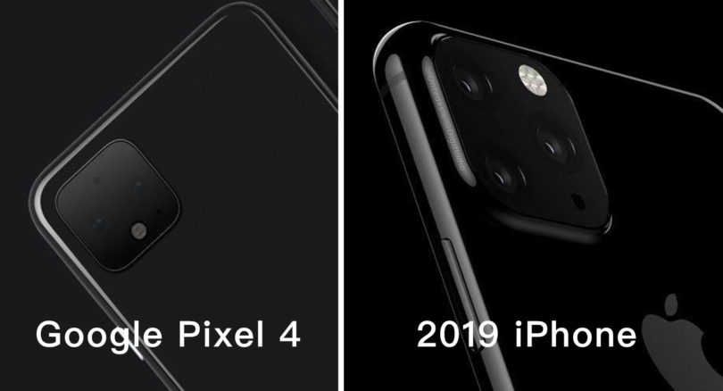 Google 自爆 Pixel 4 鏡頭設計圖，跟 2019 年款 iPhone 外型雷同 - 瘋先生