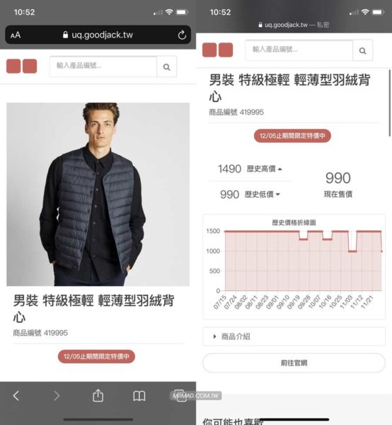 UNIQLO感謝祭怎麼買比較省錢？靠UQ比價網找出特價最低價格 - 瘋先生