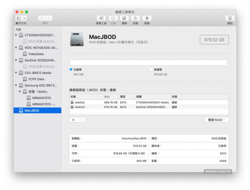 Mac如何組 RAID？硬碟太多用 macOS 組磁碟陣列加速、變大吧！ - 瘋先生