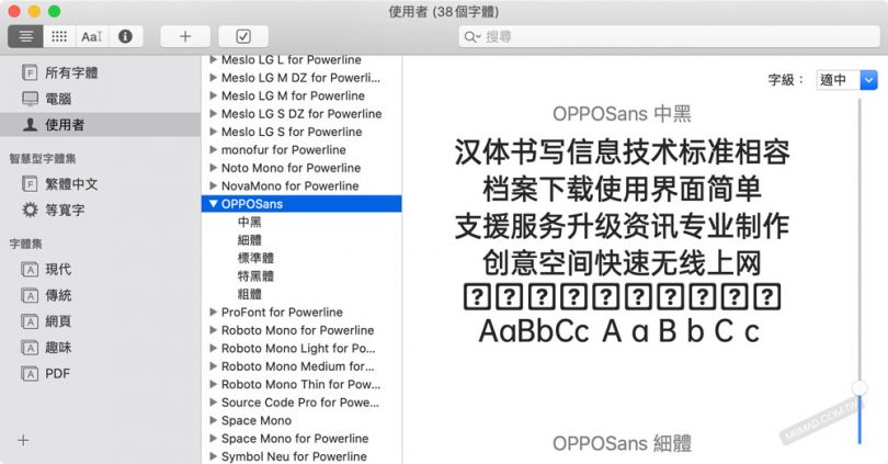 OPPO Sans 免費商用字體下載：具備現代科技感字體 共5種可使用 - 瘋先生