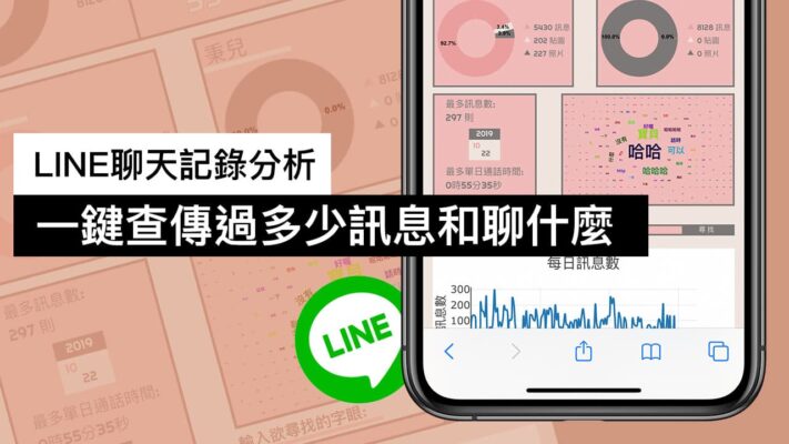 LINE聊天分析神器：統計分析告訴你用LINE傳多少訊息和聊什麼 - 瘋先生