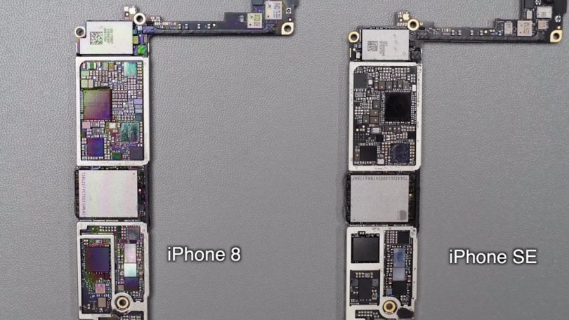 iPhone SE2拆解內部零件與 iPhone 8 通用 僅只有四處不同 - 瘋先生