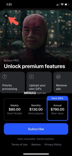 免費影片換臉APP《REFACE》一鍵將電影主角變自己臉 - 瘋先生