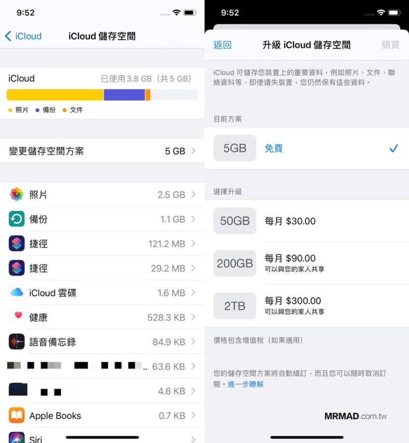 免費領iCloud 50GB空間共9個月試用，三大電信隱藏福利 - 瘋先生