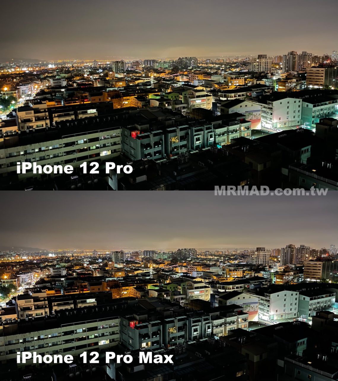 iPhone 12 Pro Max 夜拍相機實測，大感光元件差異有多大？ - 瘋先生