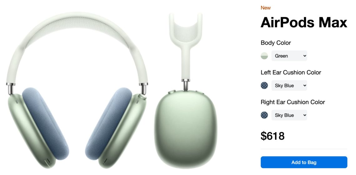 AirPods Max 線上配色網站，教你搭出個人最耀眼時尚色系 - 瘋先生