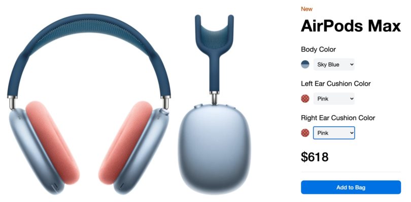 AirPods Max 線上配色網站，教你搭出個人最耀眼時尚色系 - 瘋先生