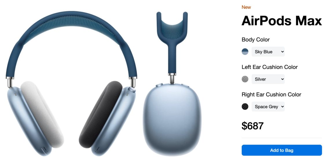 AirPods Max 線上配色網站，教你搭出個人最耀眼時尚色系 - 瘋先生