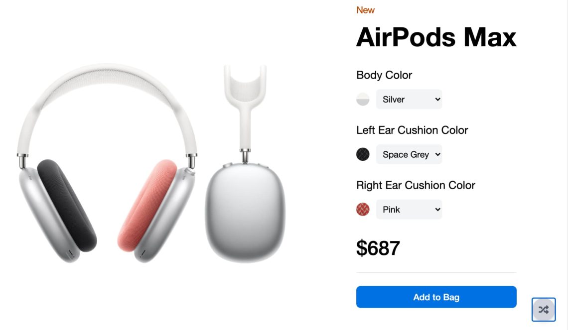 AirPods Max 線上配色網站，教你搭出個人最耀眼時尚色系 - 瘋先生