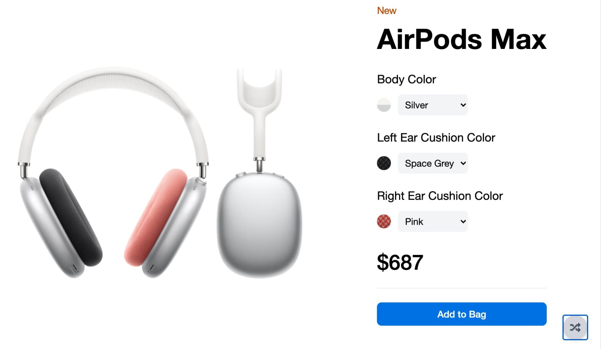 AirPods Max 線上配色網站，教你搭出個人最耀眼時尚色系 - 瘋先生