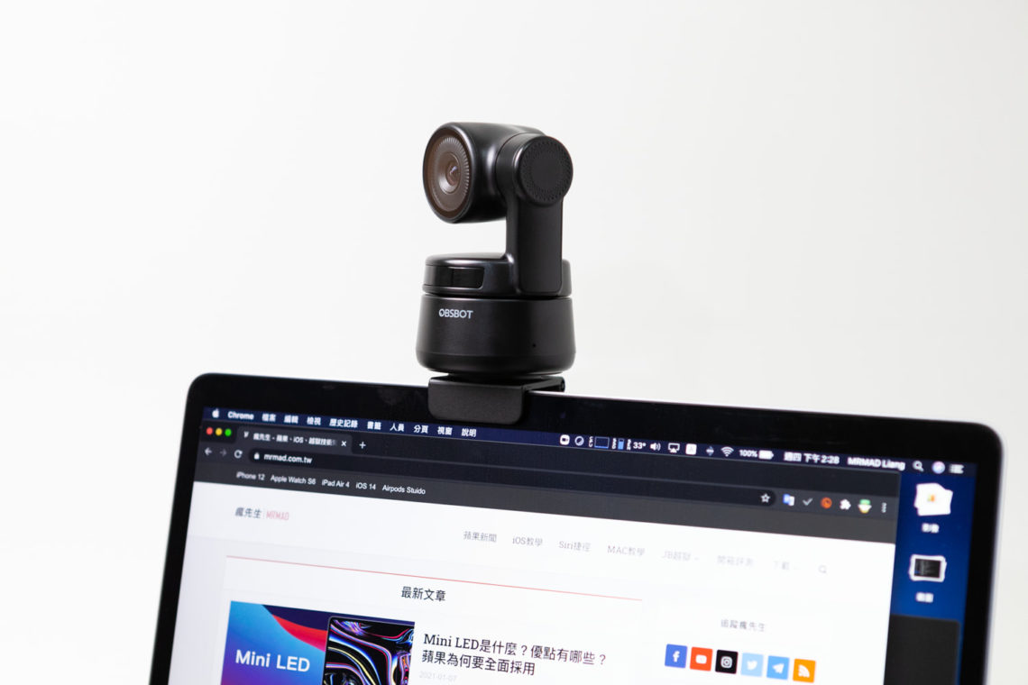 OBSBOT TINY 直播主和講師必備神器 AI自動跟蹤視訊鏡頭 - 瘋先生