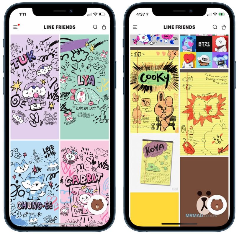 教你用Line Friends製作iPhone日曆桌布和下載LINE桌布 - 瘋先生