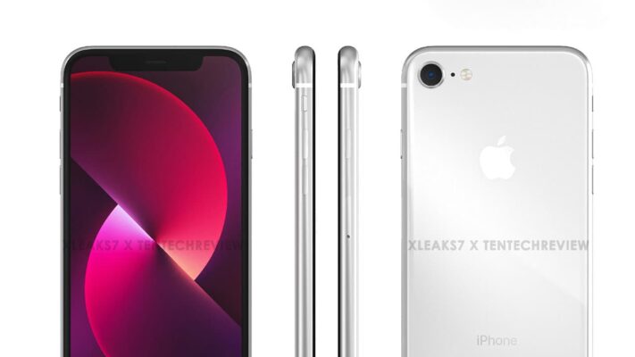 蘋果替iPhone SE 3 改用瀏海造型？渲染圖曝光類似XR外觀設計 - 瘋先生