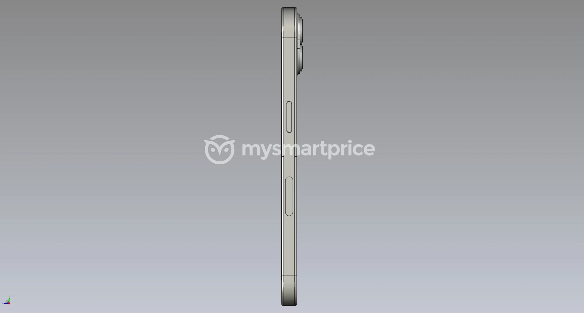 The iPhone 14 CAD model is exposed, and the design can't be seen to ...