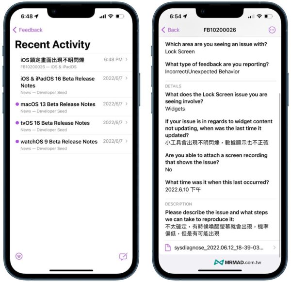 iPhone feedback 怎麼用？iOS必學回報測試版錯誤功能 - 瘋先生