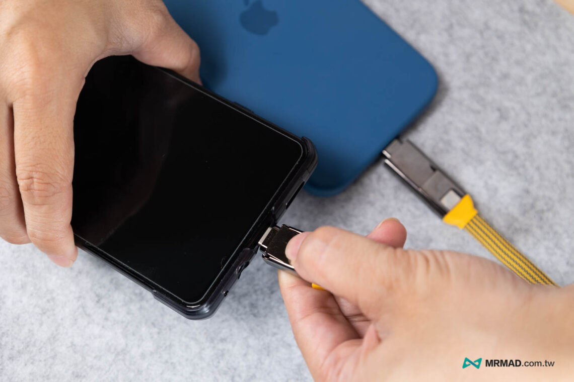 inCharge XL六合一快充傳輸線開箱評測 100W PD快充線配四種線頭一次搞定 - 瘋先生