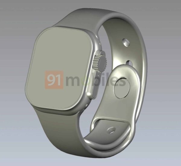 Apple Watch Pro CAD 圖檔曝光新外型！三大亮點特色搶先看 - 瘋先生