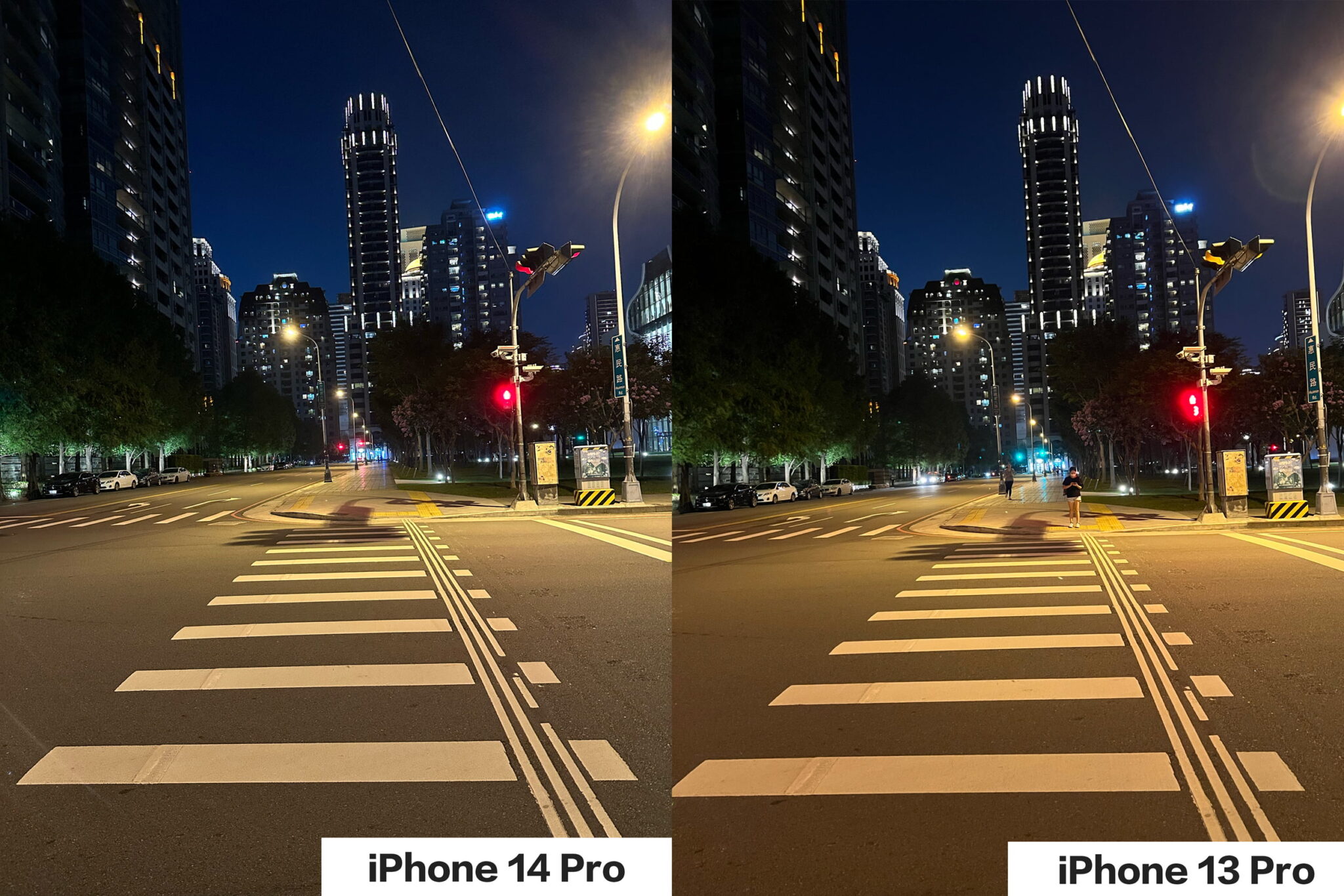 iPhone 14 Pro夜拍比較實測：低光源細節更多、色彩更準確！ - 瘋先生
