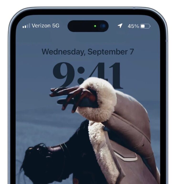 iPhone 14 Pro 狀態列與iOS 16 AOD隨顯截圖提前曝光 - 瘋先生