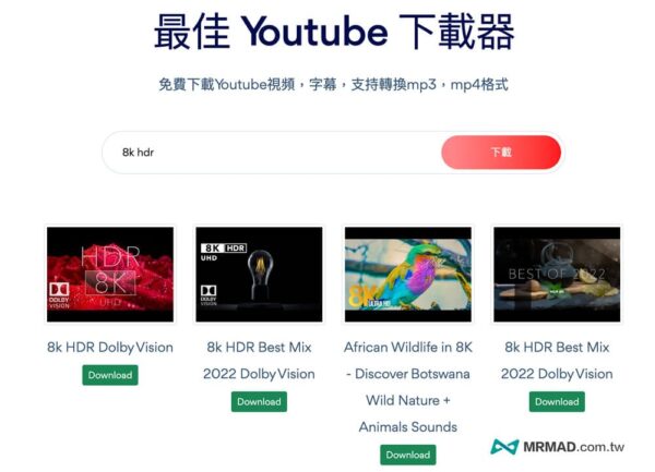 Rip YouTube 下載4K YouTube 影片和MP3 網站平台 - 瘋先生