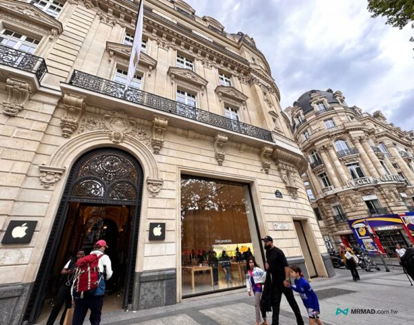 法國巴黎香榭大道Apple Store 體驗，法式建築與鑽石天窗絕美結合 - 瘋先生