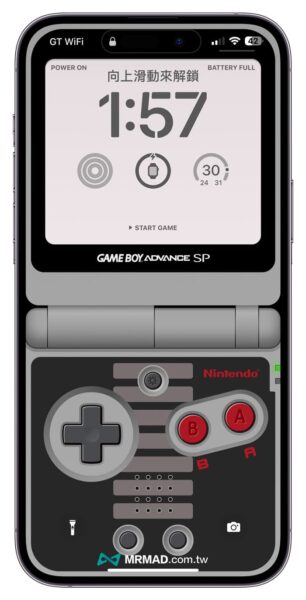 13款GAMEBOY SP鎖定桌布分享，將iPhone秒變GBA遊戲機造型 - 瘋先生